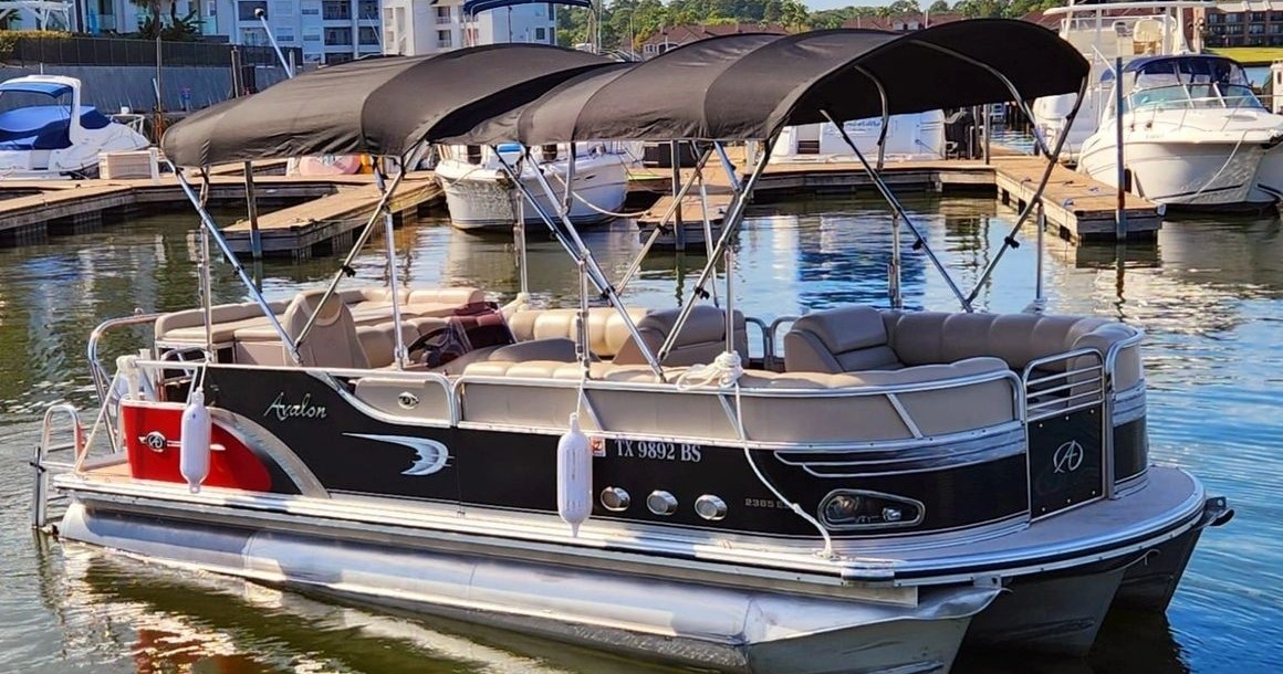 Avalon Paradise 2385 EL Tritoon "Ruby" Rental | AZTX Boat Rentals